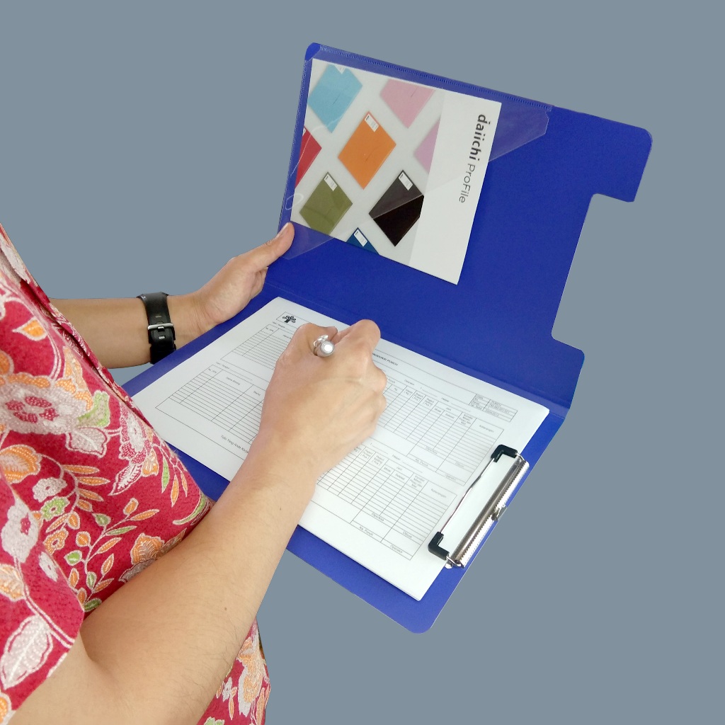 Jual Daiichi - Clipboard Papan Jalan Plastik dengan cover map DOS ...