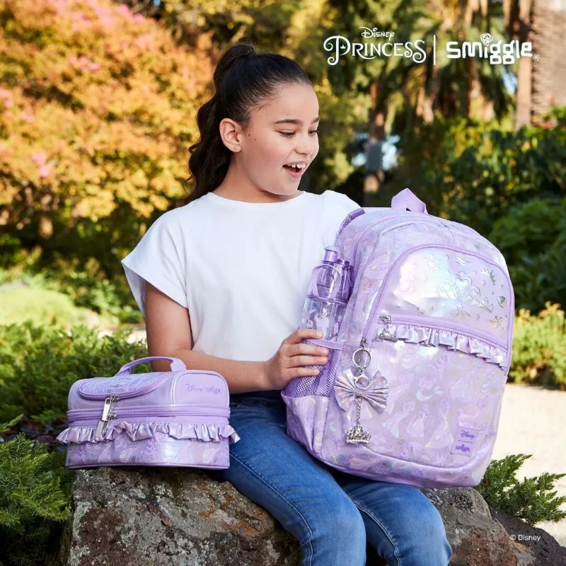 Jual Smiggle Disney Princess Classic Backpack Lilac Ransel Anak SD ...