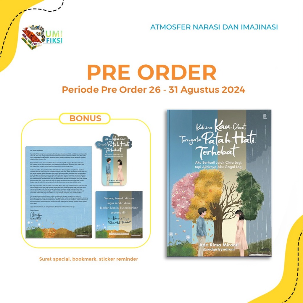 Jual PO - Buku Novel Kukira Kau Obat, Ternyata Patah Hati Terhebat ...