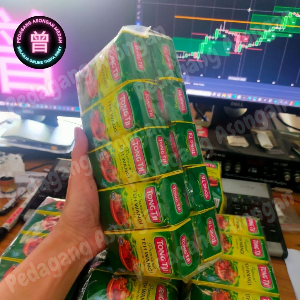 Jual Teh Wangi Harum Pilihan Cap Tong Tji Premium Jasmine 1 Pack 10 Pcs ...