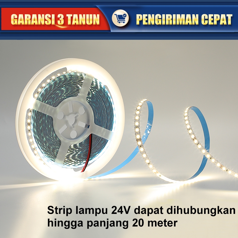Jual LED Strip Flexible 24V 2835 SMD Indoor & Outdoor 120 LEDs Panjang ...