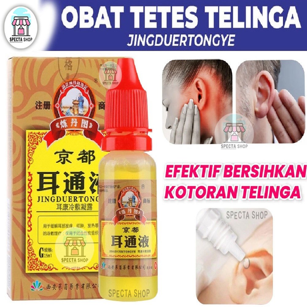Jual Obat Tetes Telinga jingduertongye Pembersih Kotoran Telinga Congek ...