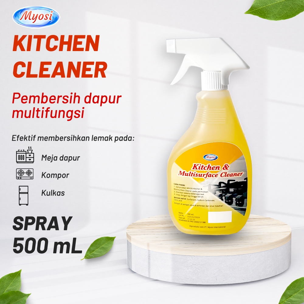 Jual Myosi Pembersih Dapur Serbaguna Kitchen & Multi Surface Cleaner 500 mL | Shopee Indonesia