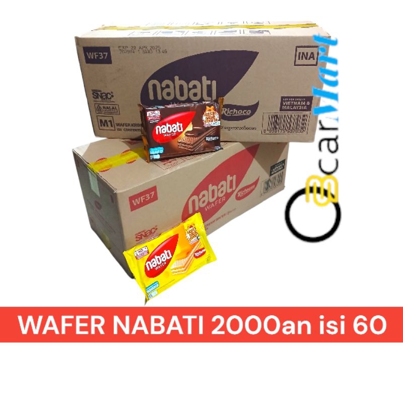 Jual Wafer NABATI 1 Dus isi 80 Richeese 2000 | Shopee Indonesia
