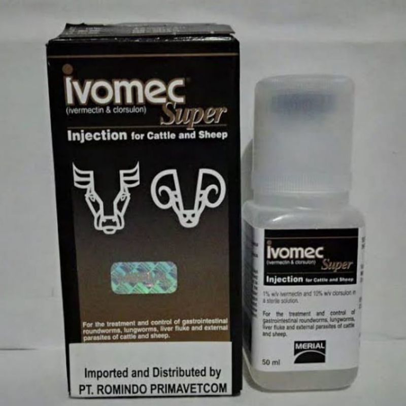 Jual IVOMEC SUPER 50 ml - Efektif Basmi Kutu Ektoparasit Endoparasit Hewan Asli Original 100% ...