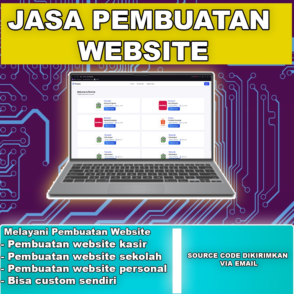 Jual JASA PEMBUATAN WEBSITE CUSTOM MENGGUNAKAN LARAVEL 10 | Shopee Indonesia
