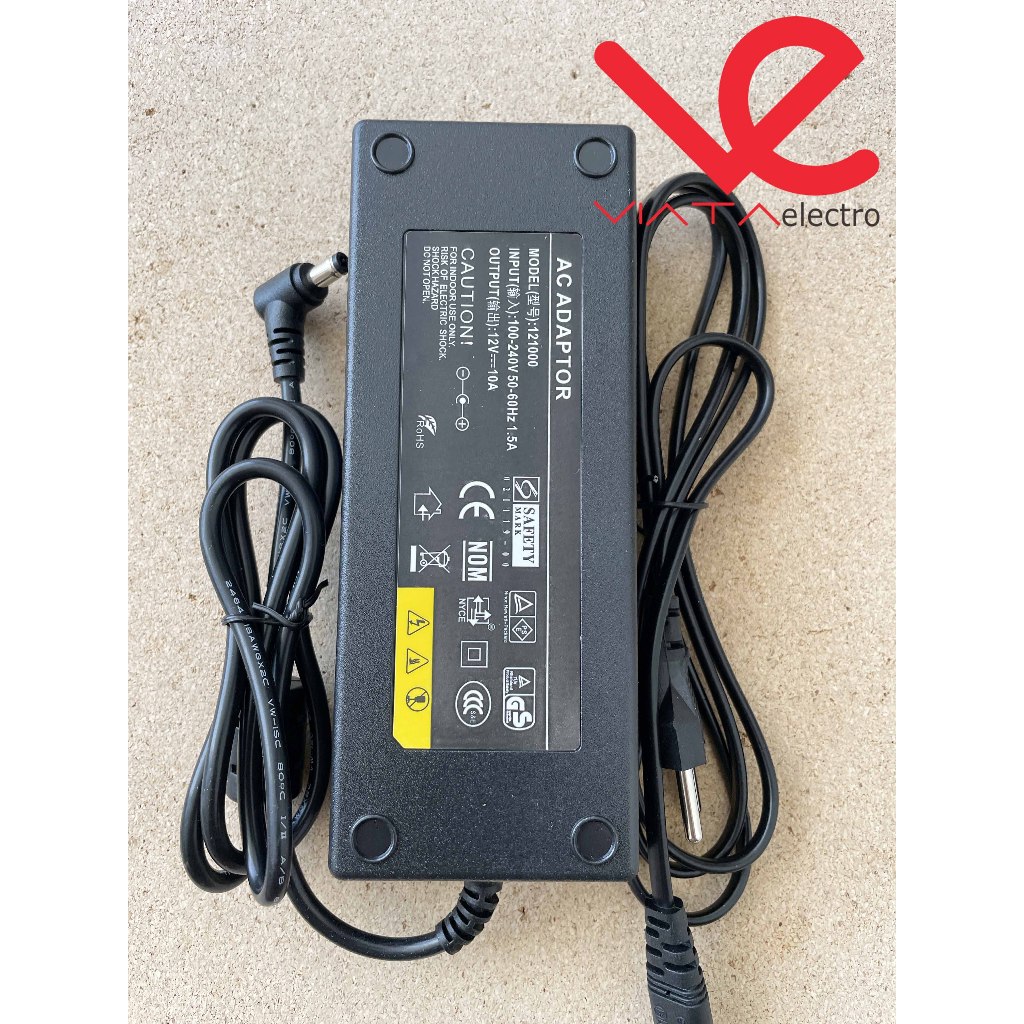 Jual ADAPTOR 12V 10A BESAR POWER ADAPTER12 V ADAPTOR 12 VOLT 10 AMPERE ...