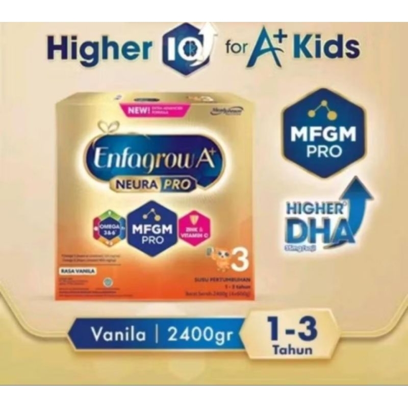 Jual Enfagrow Tahap 3 2400 GR Vanilla/ Susu Formula Bayi Anak/SUSU ENFA ...