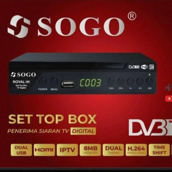 Jual Set Top Box DVB-T2 Sogo Royal Receiver Siaran TV Digital HD STB-ORIGINAL | Shopee Indonesia