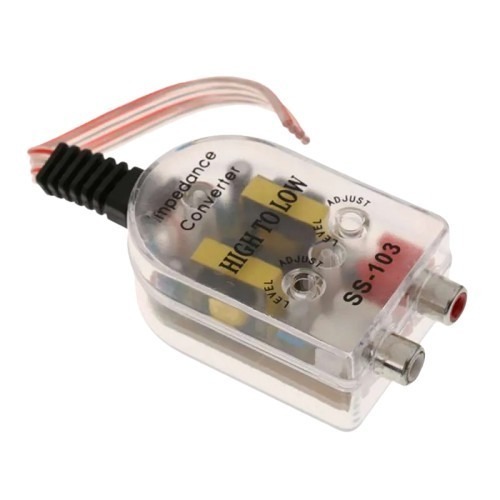 Jual Adaptor RCA Hi High To Low Adaptor Transparan | Shopee Indonesia