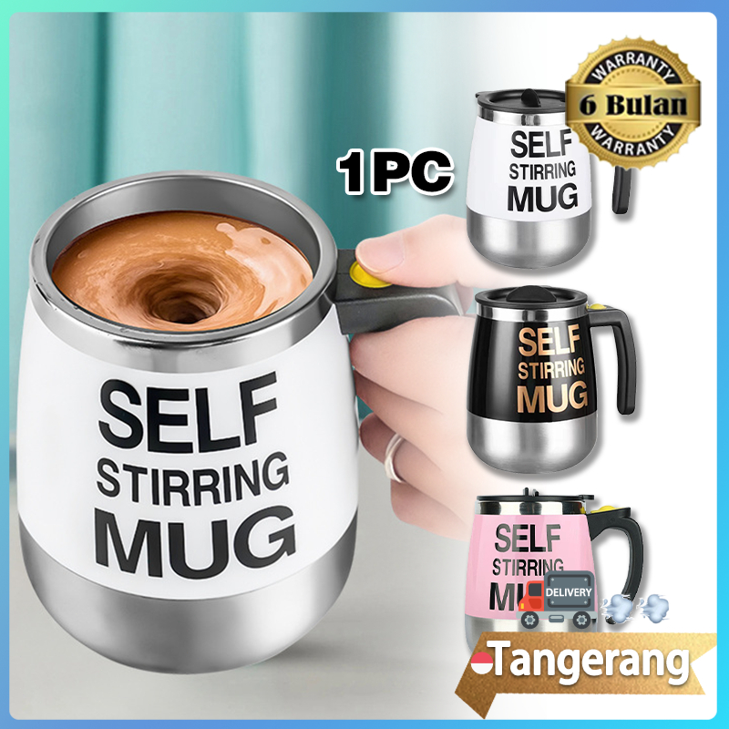 Jual Auto Magnetic Mug 380ml Self Stirring Mug Rechargeable USB Charge ...