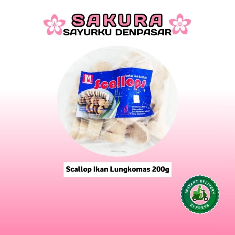 Jual Scallop Ikan Lungkomas 200g - SAKURA | Shopee Indonesia