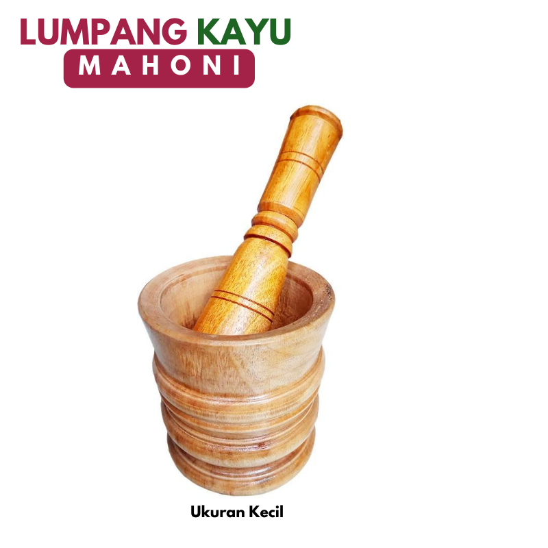 Jual SET LUMPANG KAYU Kecil + ALU / TUMBUKAN KAYU ULEKAN KAYU ALAT ...