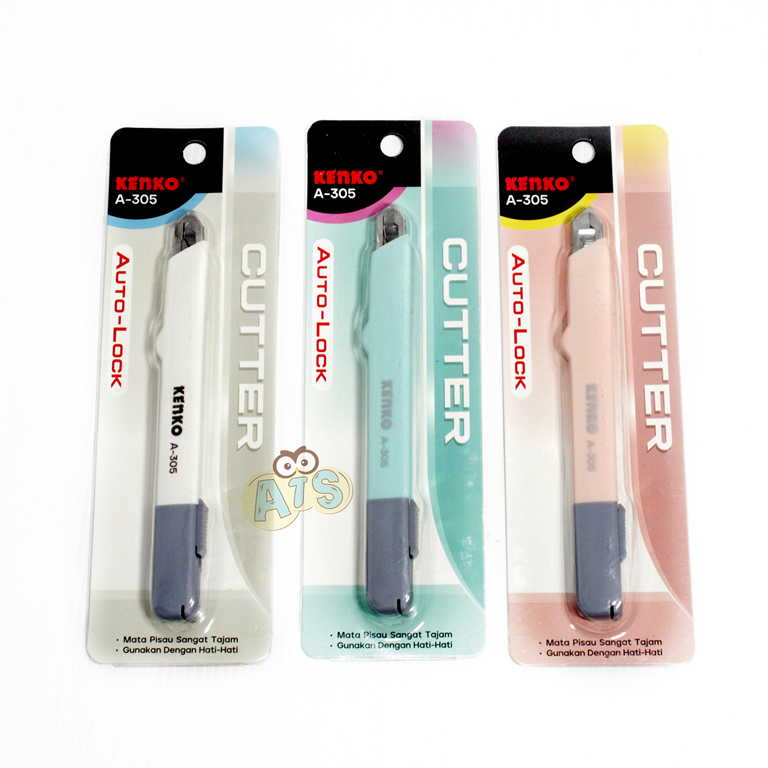 Jual Cutter Kenko A-305 PASTEL Auto Lock | Shopee Indonesia