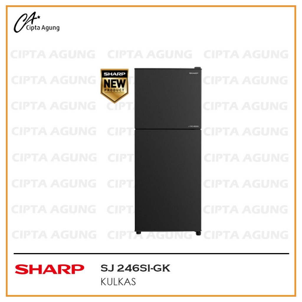Jual SHARP KULKAS 2 PINTU INVERTER 205 LITER SJ-246SI-GK | Shopee Indonesia