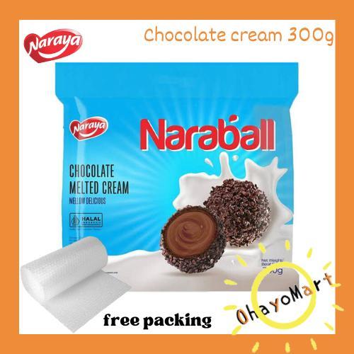 Jual Naraya Naraball Chocolate melted cream / naraball wafer cokelat ...