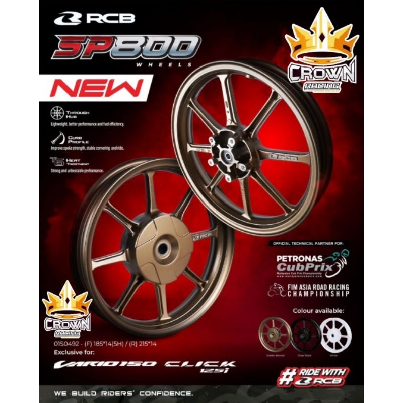 Jual Velg RCB SP800 Ring 14 Vario 125 150 | Shopee Indonesia