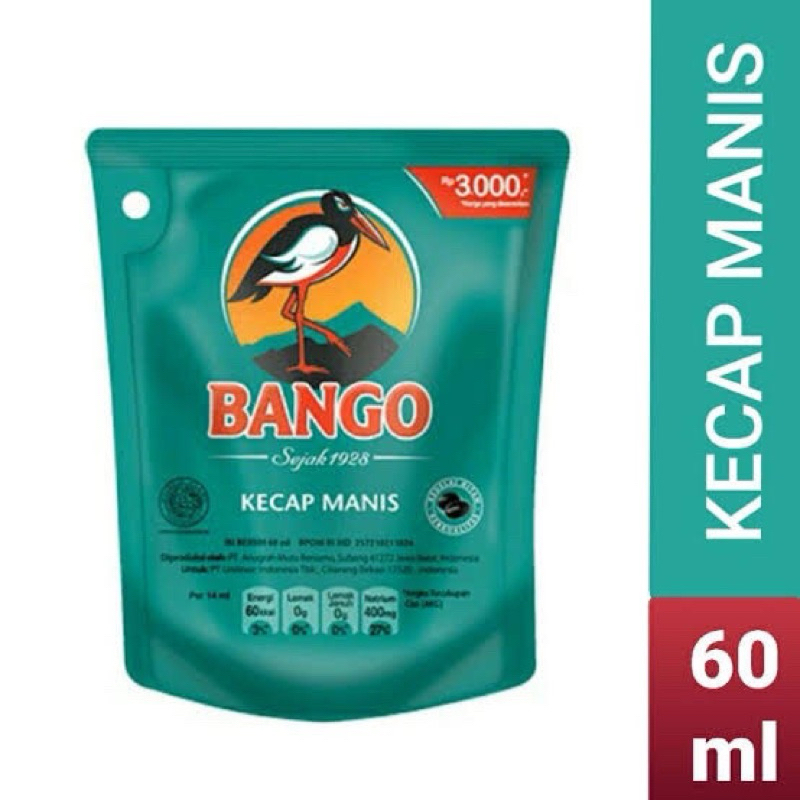 Jual Kecap Manis Bango 3000 60ml | Shopee Indonesia