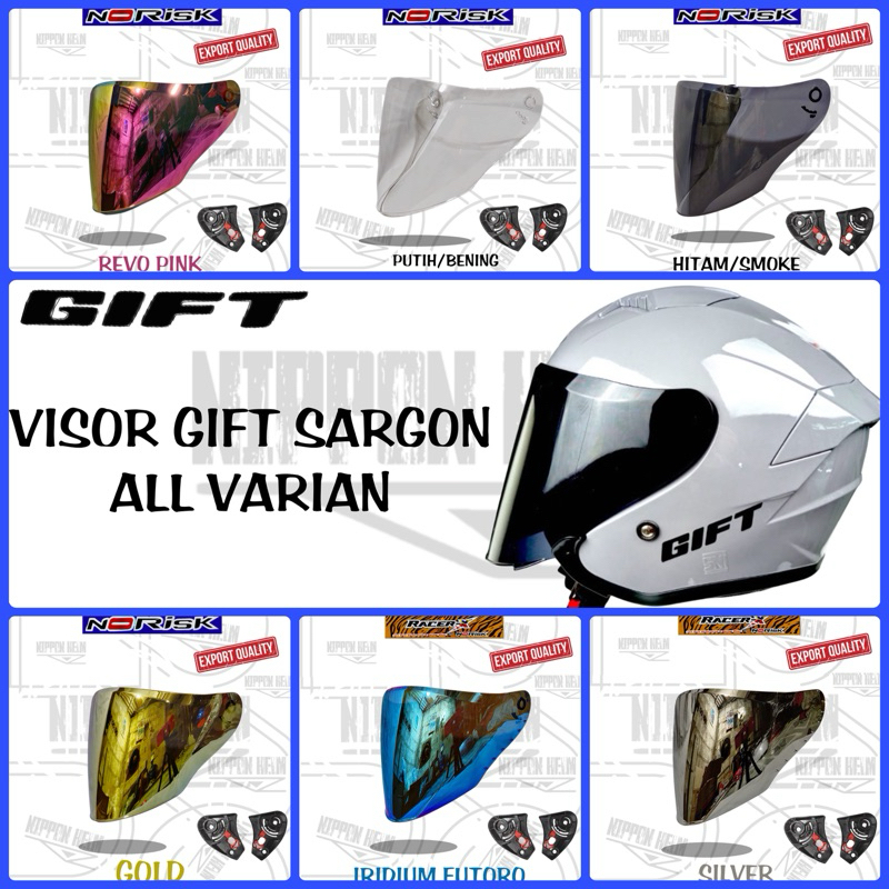 Jual KACA HELM GIFT SARGON | Shopee Indonesia