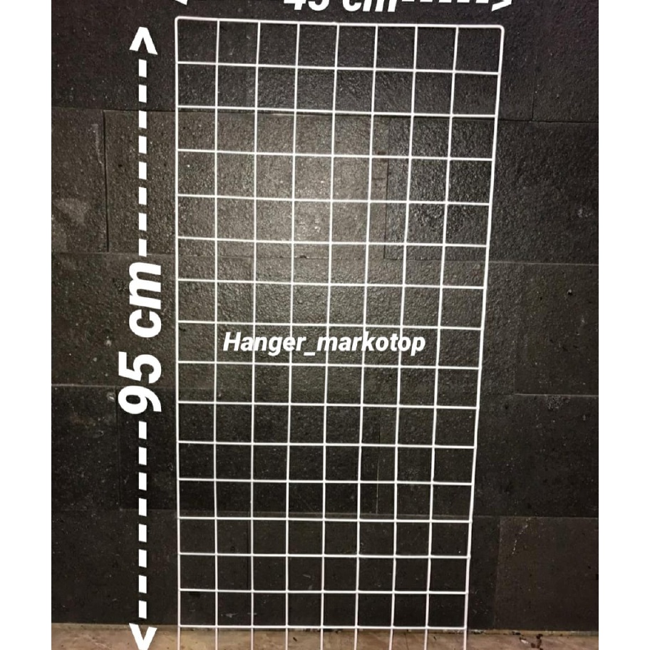 Jual SERENTAK Jaring RAM Dinding 45x95 CM Gantungan Kawat | Shopee ...