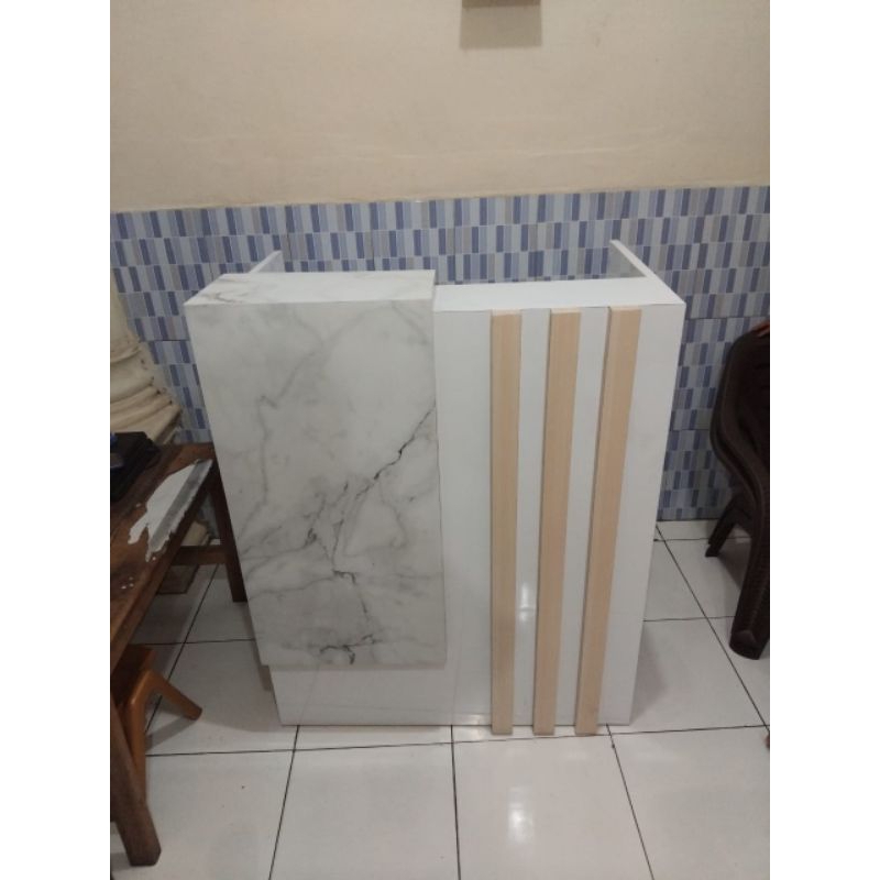 Jual Meja Kasir Minimalis Full HPL | Shopee Indonesia