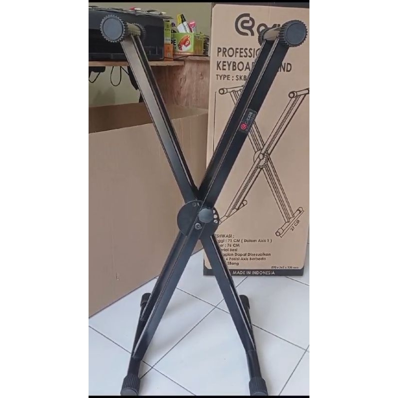 Jual Stand Keyboard Full Besi CALORII SKB-X2/Stand Keyboard Full Steel ...