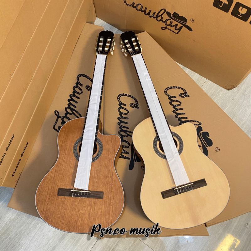 Jual Gitar Klasik COWBOY CGC 100 NA NS TRANSKUSTIK Akustik Elektrik ...