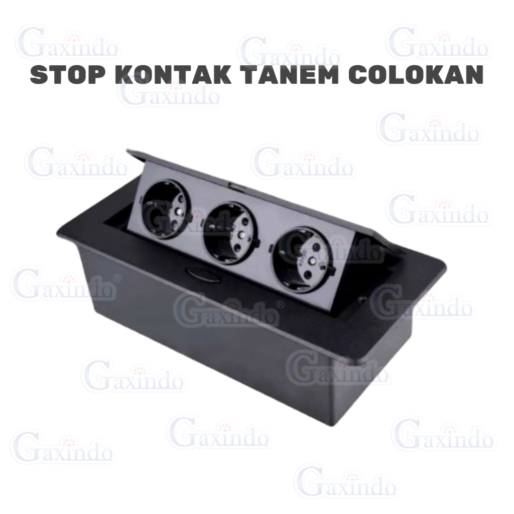Jual STOP KONTAK MEJA POP UP SOCKET 3 LUBANG HITAM S2301 STOP KONTAK TANEM COLOKAN | Shopee ...