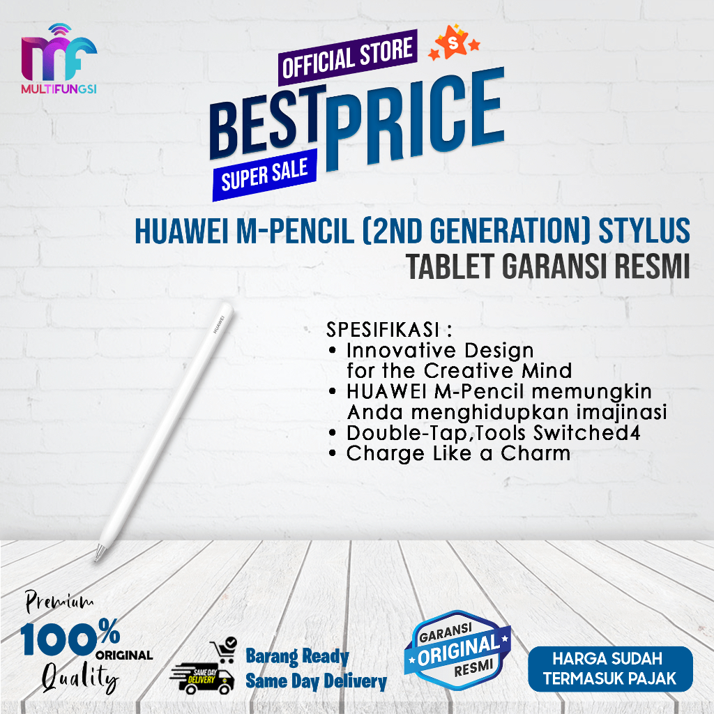 Jual Huawei M-Pencil (2nd Generation) Stylus Tablet Garansi Resmi ...