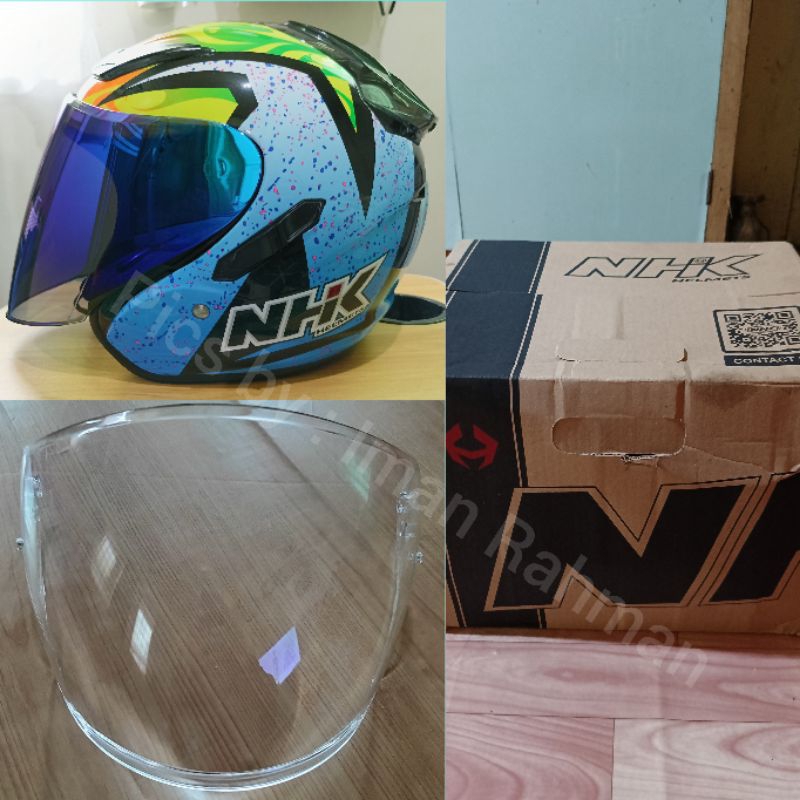 Jual Helm NHK R1 Karel Winter (blue) | Shopee Indonesia