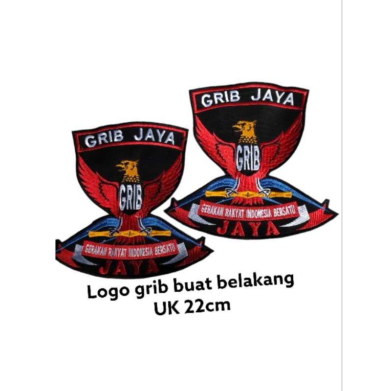Jual logo grib jaya buat punggung | Shopee Indonesia