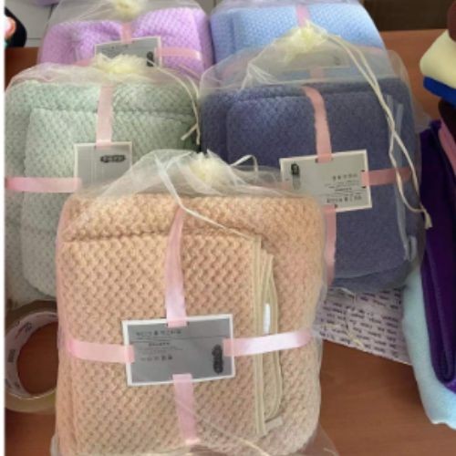 Jual Handuk Mandi Set 2in1 Microfiber Ukuran 70x140cm dan 35x75cm Murah ...