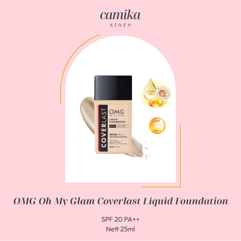 Jual CAMIKA STORE - 100% ORIGINAL OMG Oh My Glam Coverlast Liquid ...
