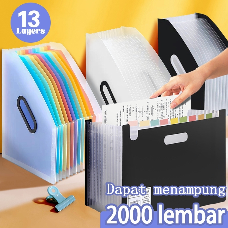 Jual Standing File A4/ File Folder Document Bag/ Tas Dokumen File 13 ...