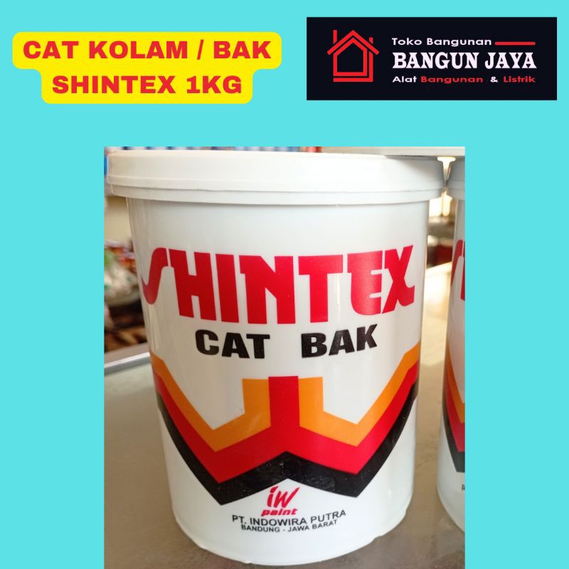 Jual CAT KOLAM CAT BAK SHINTEX 1KG Cat kolam | Shopee Indonesia