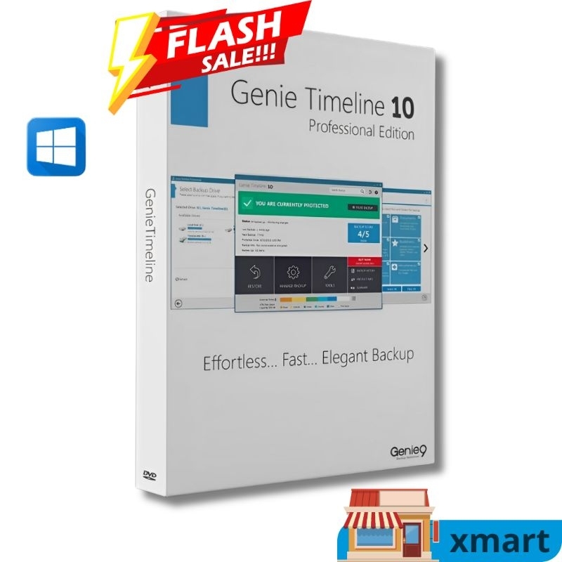 Jual Genie Timeline Professional 10 License – Data Backup Solution | Shopee Indonesia