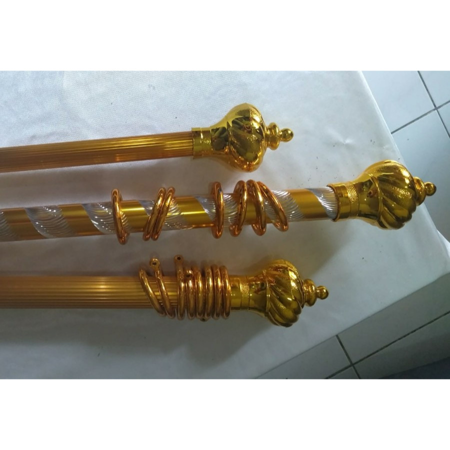 Jual Rel Tiang Batang Besi Gorden Rel Pipa Bulat Jumbo per 10cm ...