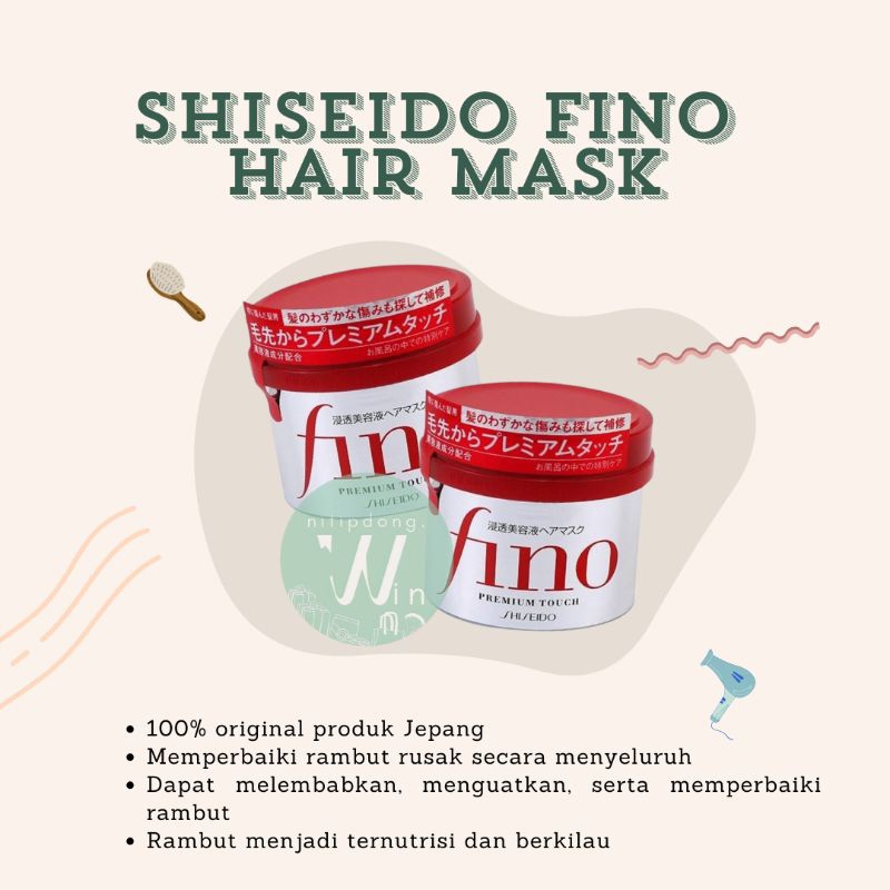 Jual Shiseido Fino Premium Touch Hair Mask | Shopee Indonesia