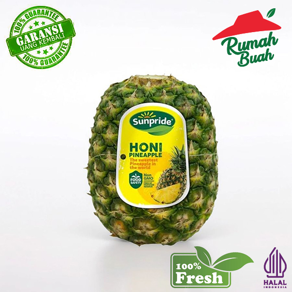 Jual Buah Nanas Honi Madu Sunpride Besar Rumah Buah Shopee Indonesia