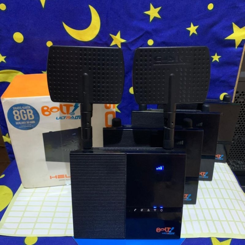 Jual Wifi Router BOLT BL100 Helios 4G LTE T-Sel Byu Smartfren Kuota B40 ...