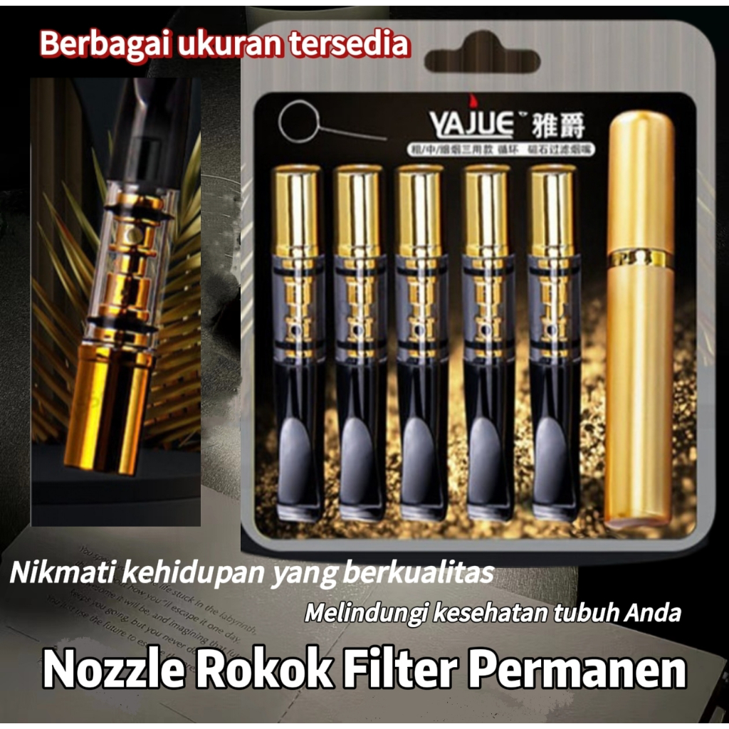 Jual 5 PCS Pipa Filter pipa rokoko Saringan Asap Permanen Universal -Cangklong SaringanYJ-175 ...
