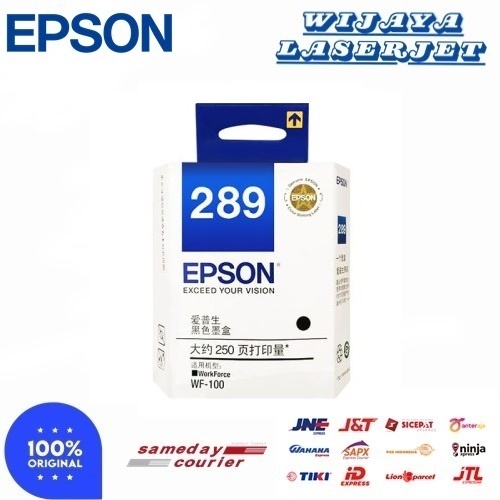 Jual Cartridge Tinta Epson 289 T289 Black Printer Workforce WF100 WF ...