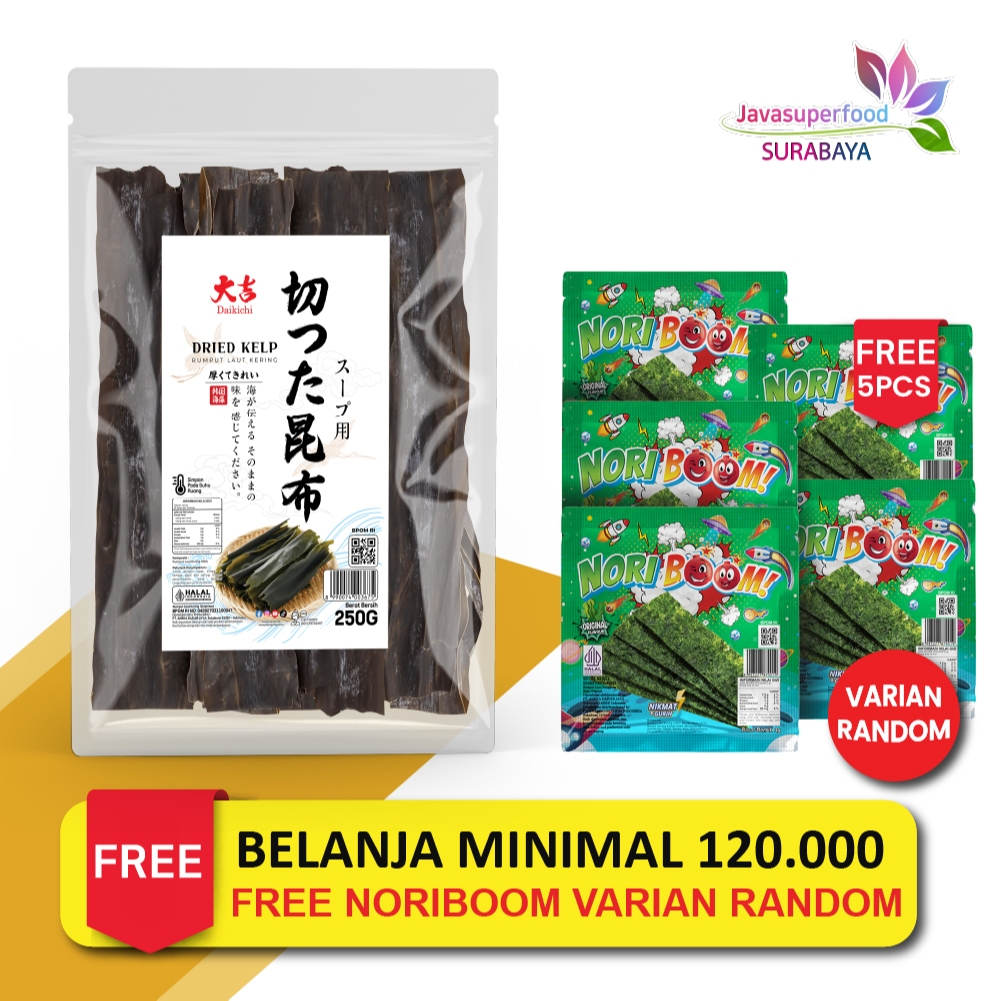 Jual Kombu / Konbu / Dashima Potong / Kelp Dashi / Rumput Laut Kaldu ...
