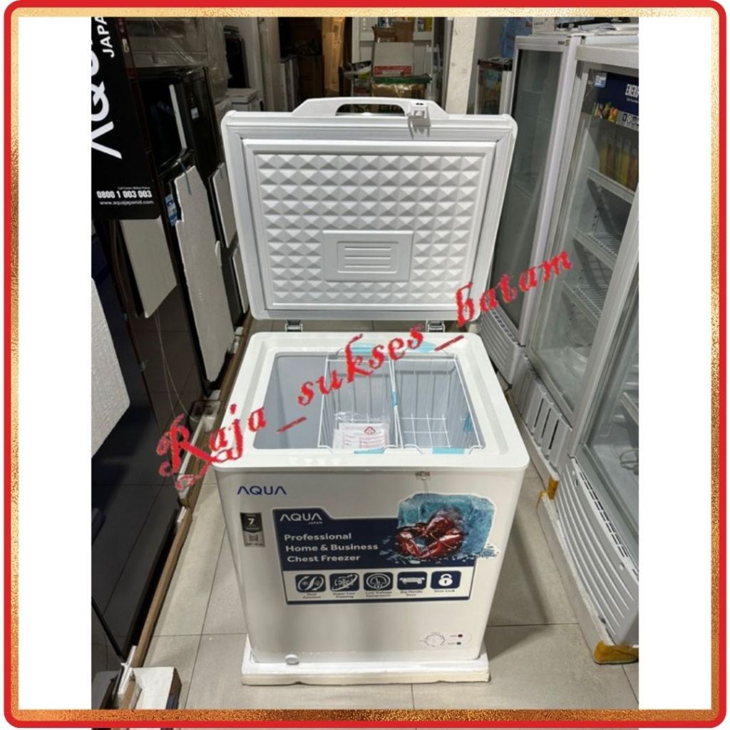 Jual Chest Freezer Aqua Sanyo 100 Liter AQF 100 Low Watt batam | Shopee Indonesia