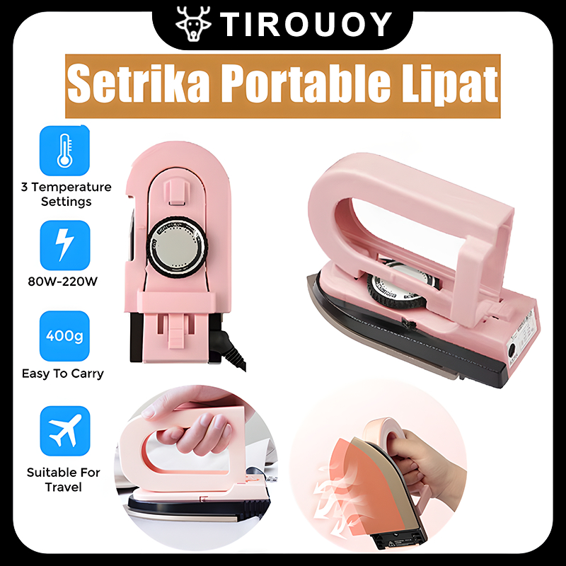 Jual Setrika Mini Traveling Strika Lipat Gosokan Baju Strikaan Listrik ...