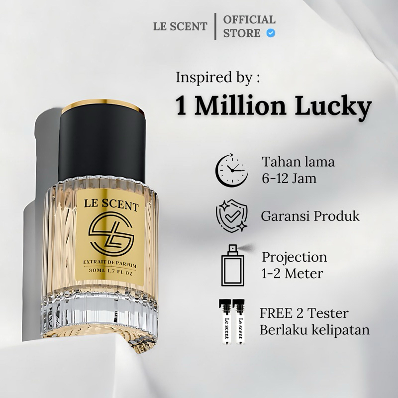 Jual Parfum Tahan Lama Extrait de Parfum Inspired By 1 MLLI0N LUCKY ...