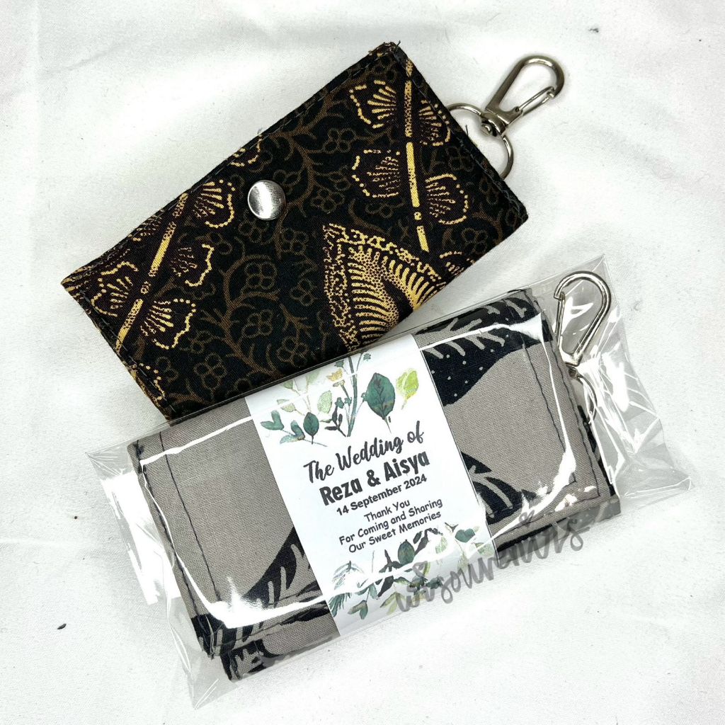 Jual PAKET HEMAT 50 BIJI Souvenir Gantungan Kunci STNK Motif Batik ukuran 10 x 6 cm Khas Jogja ...