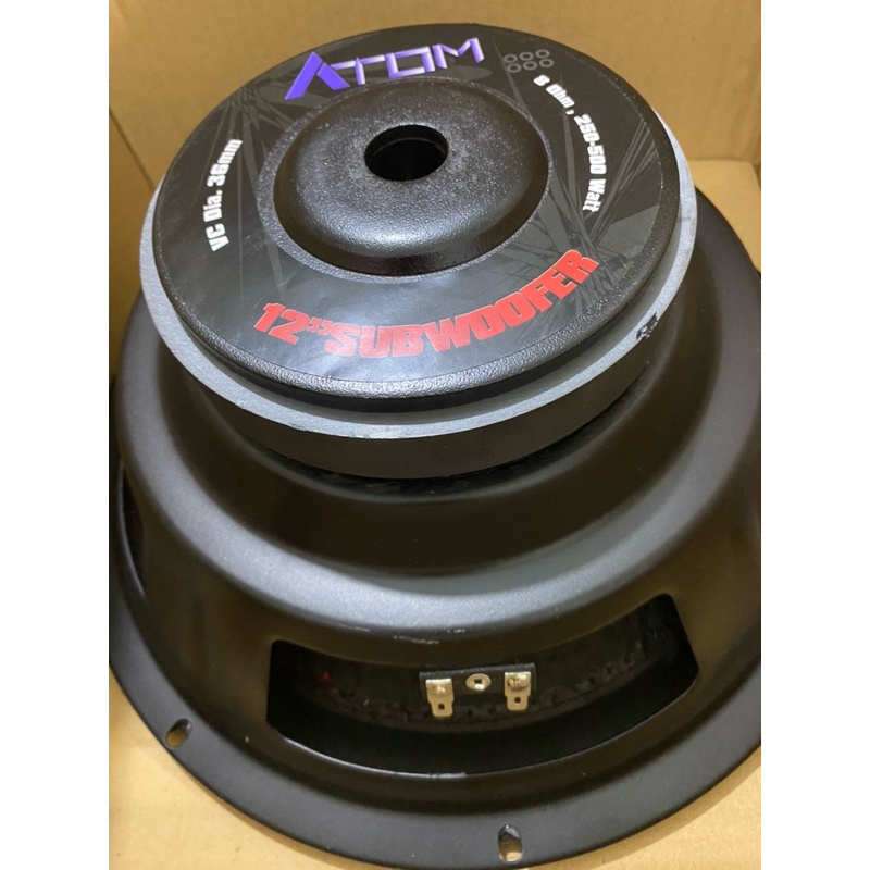 Jual Speaker Subwoofer “12” Inch 350W ATOM VC36mm Foam Rubber Audio ...