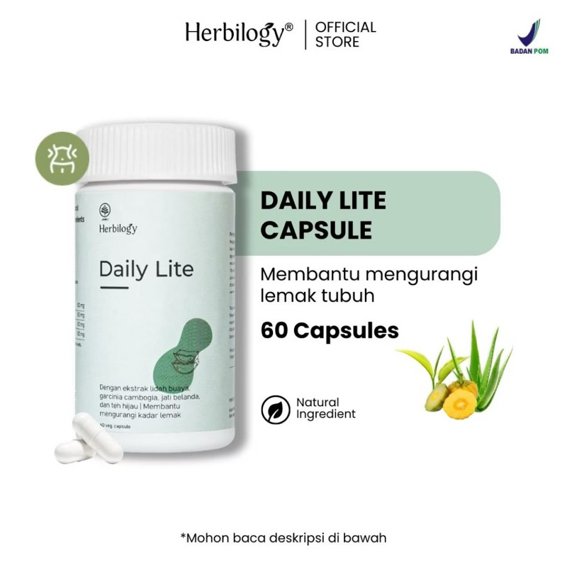 Jual Herbilogy Daily Lite ( Slimming Capsule ) 60 Capsules | Shopee ...