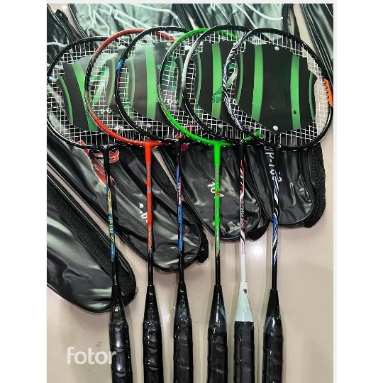 Jual RAKET BADMINTON CARBON JP POWER SENAR (FREE TAS GRIP SENAR ...